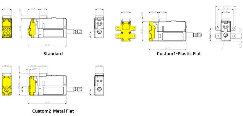 Customization - mightyZAP – Micro Linear Actuator